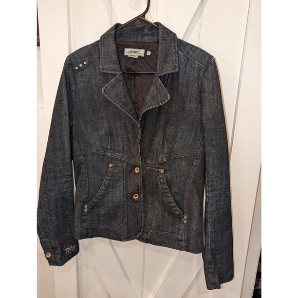Parasuco | Jackets & Coats | Parasuco Womens Dark Wash Denim Jacket Sz ...